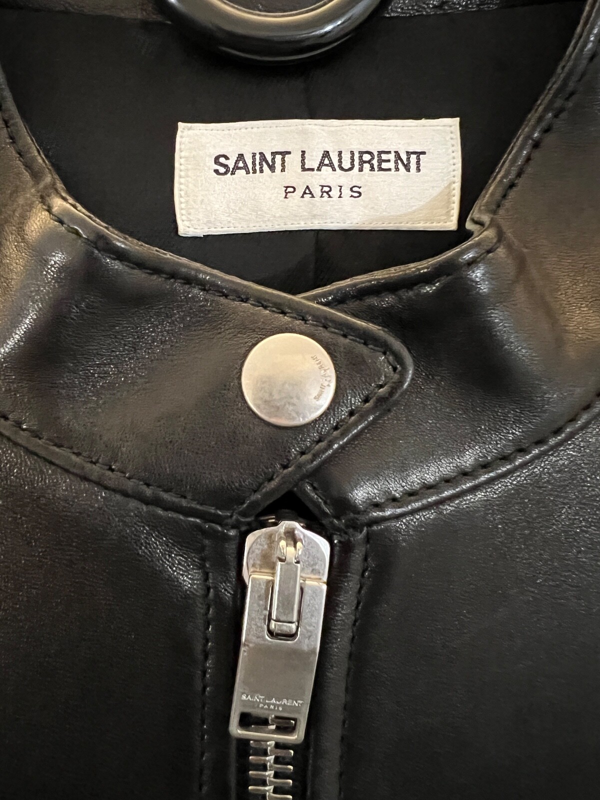 Saint Laurent x Hedi Slimane FW15 Leather Racer Moto … - Gem