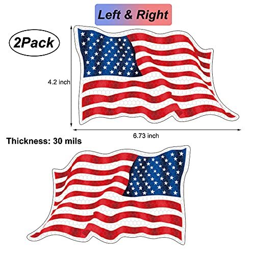 2Pack 6x4" American Flag Magnet Decal Patriotic USA Flag Mangnet for ...