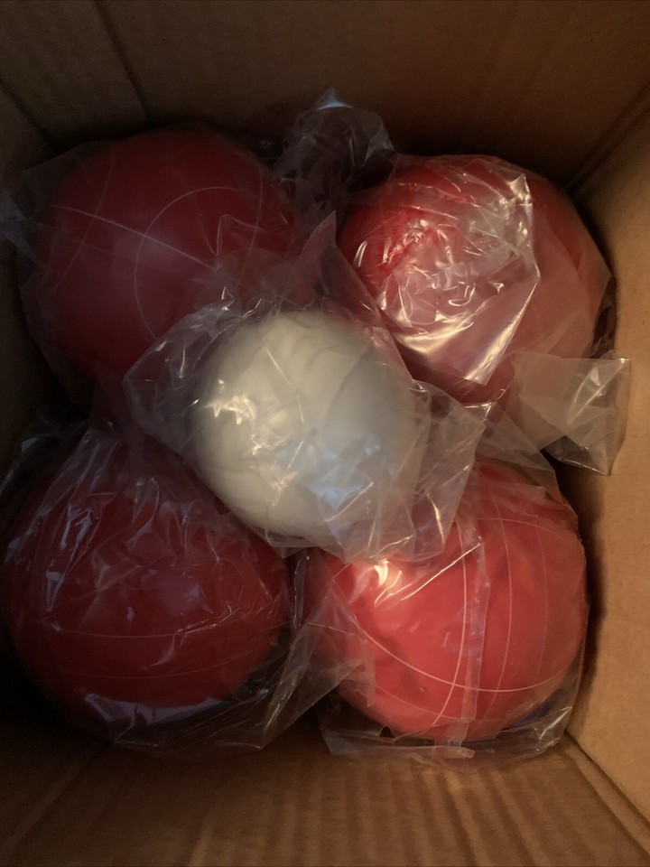 Kelsyus Premium Bocce Ball Set w/ Carrying Case 8 Bocce Balls & Pallino ...