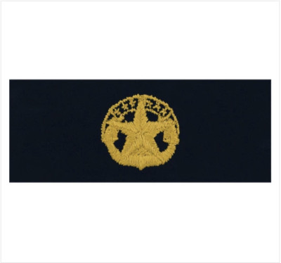 GENUINE U.S. NAVY EMBROIDERED BADGE: COMMAND AT SEA - EMBROIDERED ON ...