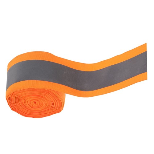 Reflective Fabric Fluorescent Webbing Safety Strip High Visibility Tape ...