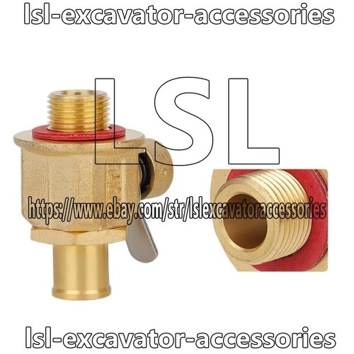 For Kobelco Cat Hitachi Komatsu Daewoo Engine Sump Drain Valve Switch ...