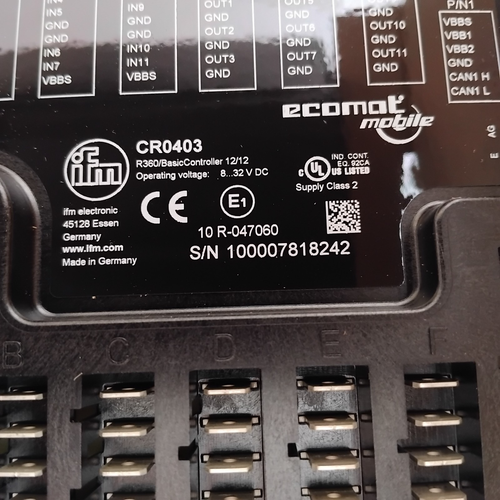 IFM CR0403 programmable controller for mobile machines ( 12/12 inputs ...