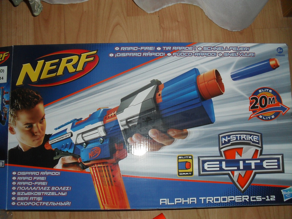 Nerf Elite Alpha Trooper NERF N Strike Elite Alpha Trooper CS 12