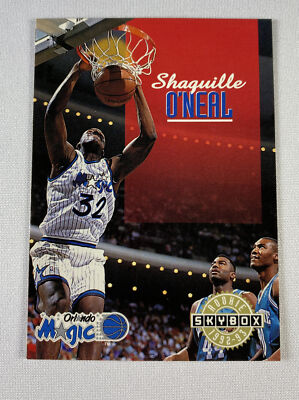 1992-93 Shaquille O'Neal Shaq Skybox Rookie Card #382 RC Orlando Magic ...