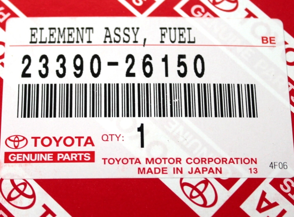 TOYOTA RAV4 FUEL FILTER DIESEL ALA49 2ADFTV FROM DEC 12> NEW GENUINE ...