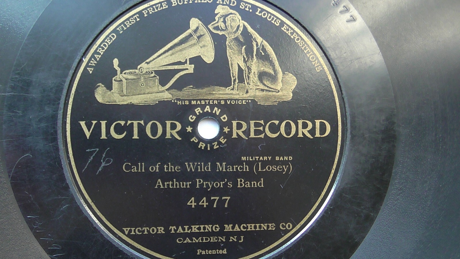 Arthur Pryor's Band 78rpm single 10-inch Victor Records #4477 Call Of ...