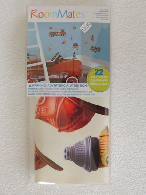 FIRE BRIGADE 22 PIECE ROOMMATES PEEL AND STICK WALL DECALS # RMK1125SCS ...