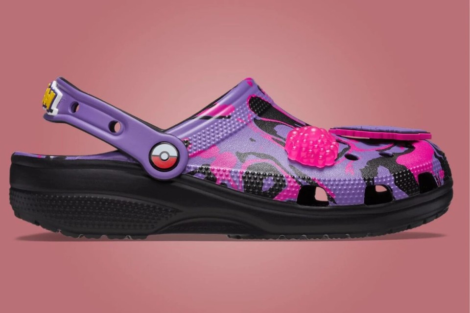 NEW Crocs x Pokemon ‘Gengar’ Classic clog Men’s 4-13 210244-001 Limited ...