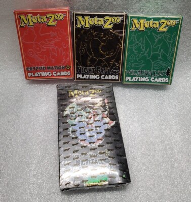 MetaZoo Cryptid Nation Poker Kickstarter NIGHTFALL WILDERNESS Playing ...