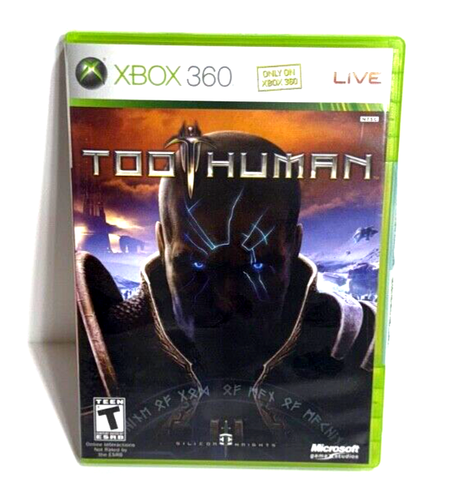 Too Human/Microsoft Xbox 360/Case & Inserts Only/No Game | eBay