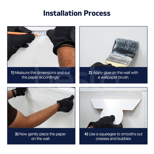 10m Heavy Duty PVC Paste the Wall Lining Paper Thick Paintable ...