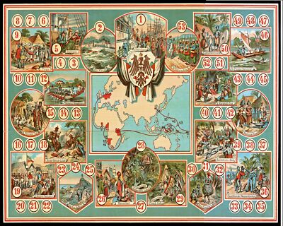 Decorative Poster.Home Room interior wall art design.Colonization game ...