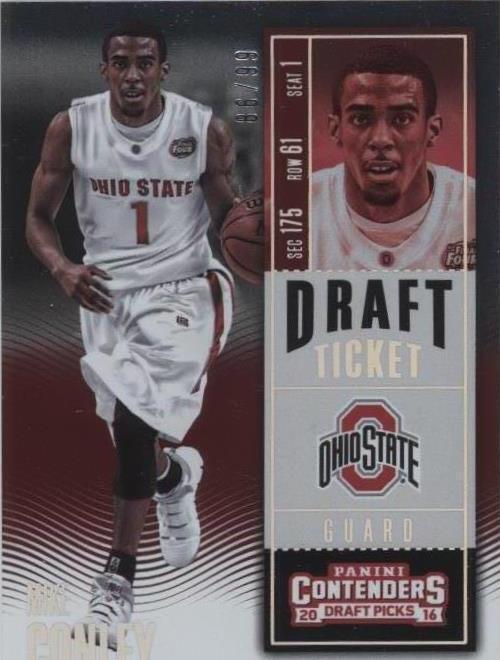 2016-17 Panini Contenders Draft Picks - Season Ticket Mike Conley #70 ...