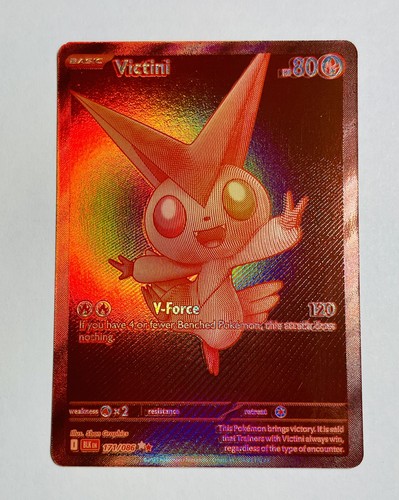 Misaligned Texture Shift 2025 Pokemon Black Bolt White Flare Victini ...