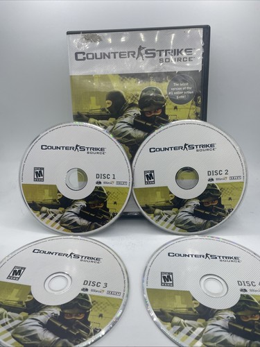 Counter Strike: Source PC CD-ROM Game, 2005 4 Disc Set 14633098396| eBay