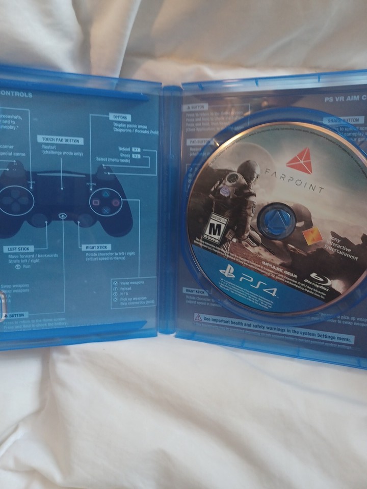 Farpoint (Sony PlayStation 4, 2017) Virtual Reality Video Game For PSVR ...