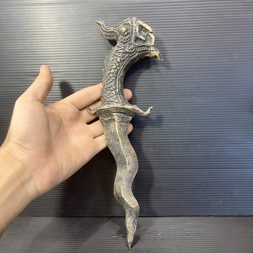 Unique Ancient Near Eastern Bronze Knife/sword Weapon With Mythical ...