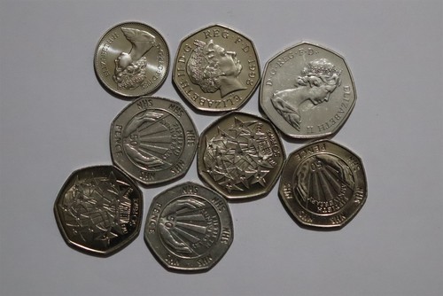 🧭 🇬🇧 UK GB 50 PENCE COINS LOT COMMEMORATIVE'S B53 #35 WP43 | eBay