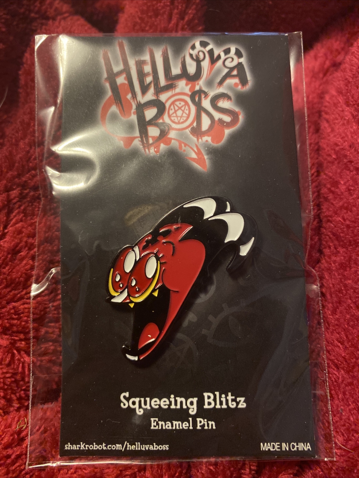 Helluva Boss Blitzo Enamel Pin Hazbin Hotel | Grelly USA