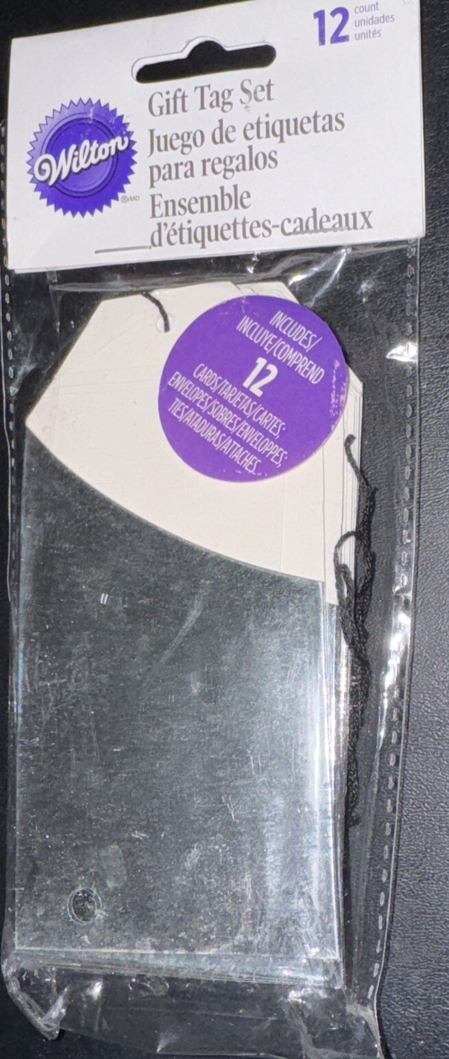 Wilton Gift Tag Set Silver | eBay
