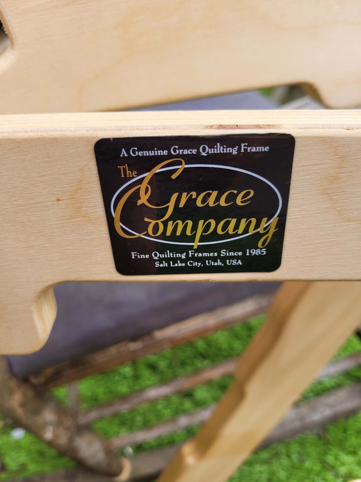 Grace Quilting Frame Ez3? No Baste? Parts Wood Quilt Frame | eBay