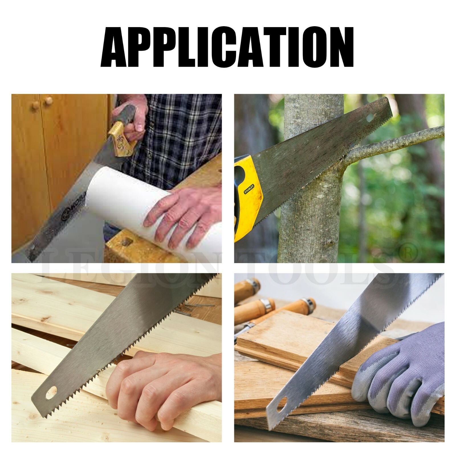 Hand Saw 20" Tree Branch Wood Timber Handsaw Pruner Timber Carpentry ...