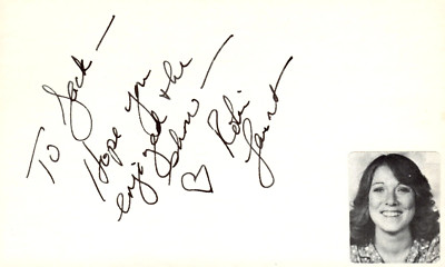 Robin Lamont Signed Auto 3x5 Index Card Godspell | eBay