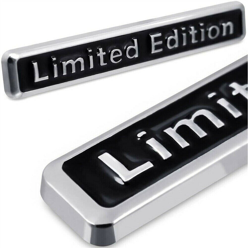 2x 3D LIMITED EDITION Logo Car Sticker Metal Emblem Badge Decal Auto ...