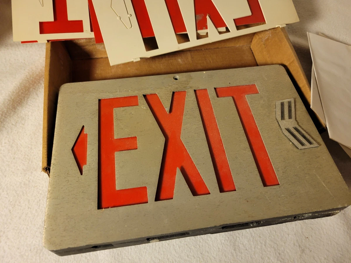Old Exit Sign