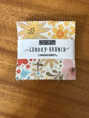 Moda Mini Charm Pack - SUNDAY BRUNCH By BASIC GREY | eBay