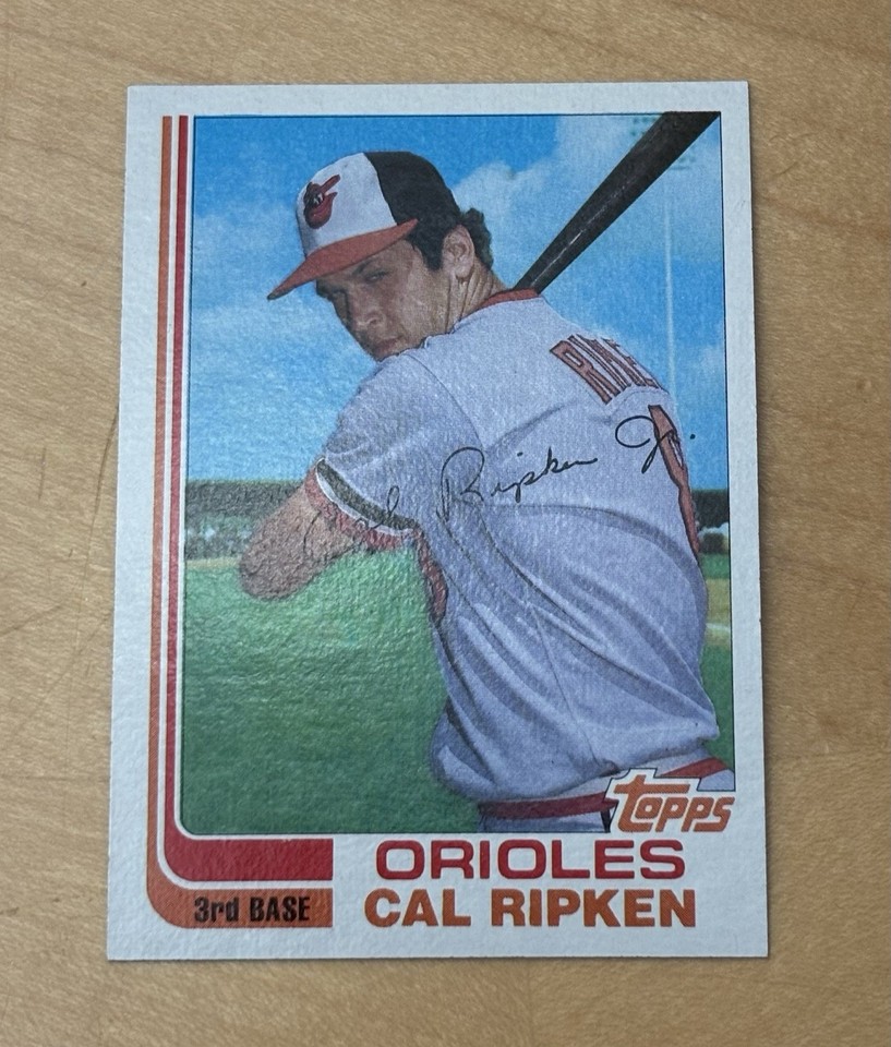 1982 Topps Traded Set Baseball Box 132 Cards NM-MT Rare Cal Ripken Jr ...