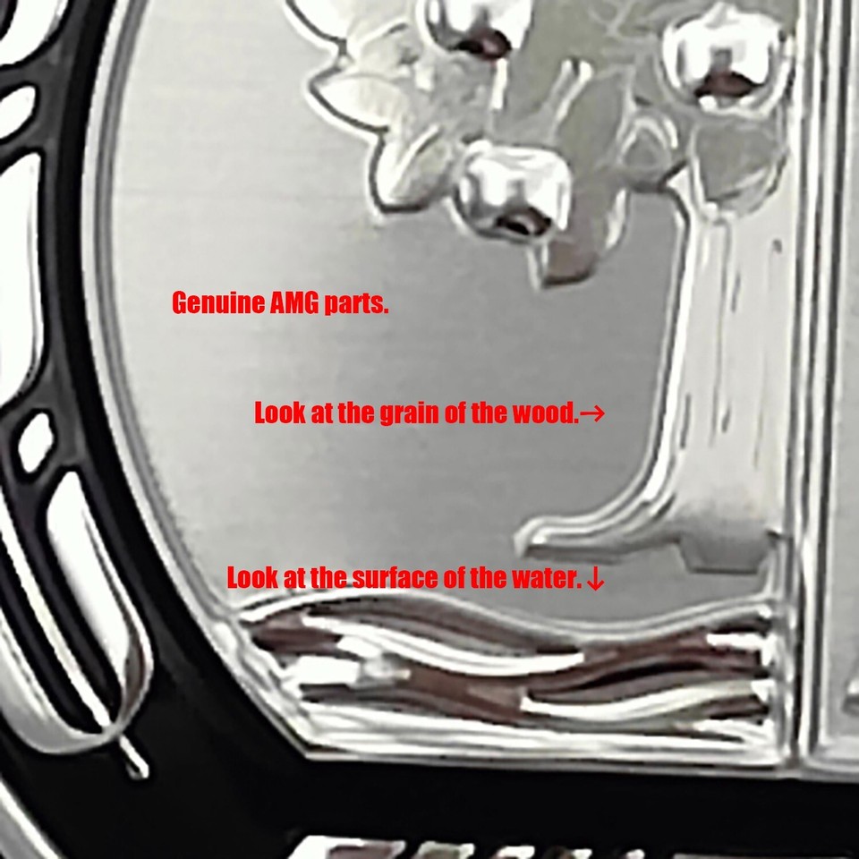 Genuine Mercedes-AMG Affalterbach 206 Front Bumper Emblem / Badge ...