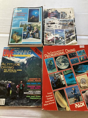 Lot of 4 Diving Books The Encyclopedia of Recreational, Training ...