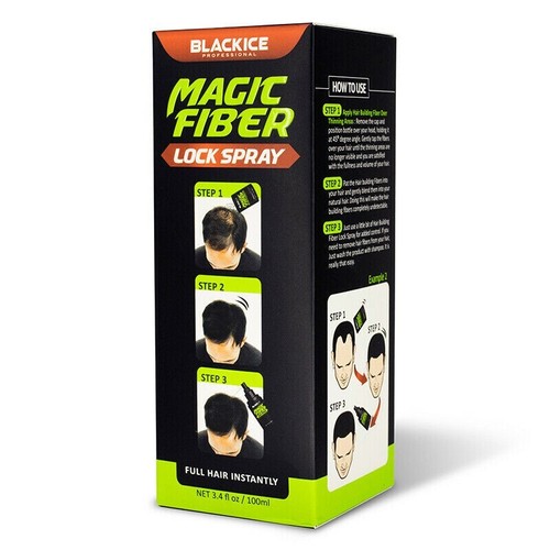 LAST ONE! Black Ice Professional Magic Fiber Lock Spray 3.4oz | eBay