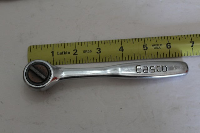 Vintage Easco 3/8" Drive Ratchet 721107 USA Tool for sale online | eBay