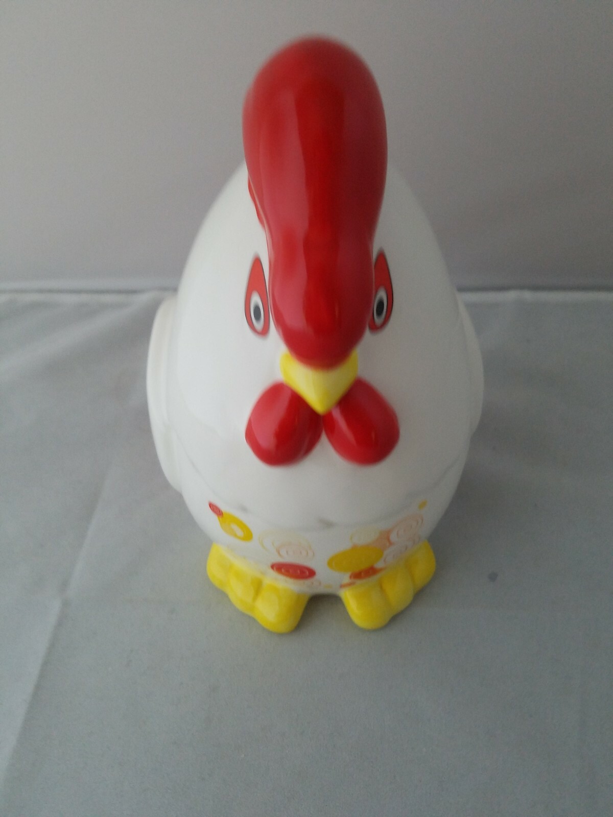 Wells Fargo Year Of The Rooster Piggy Bank Ceramic 7 "T Chicken Coin ...