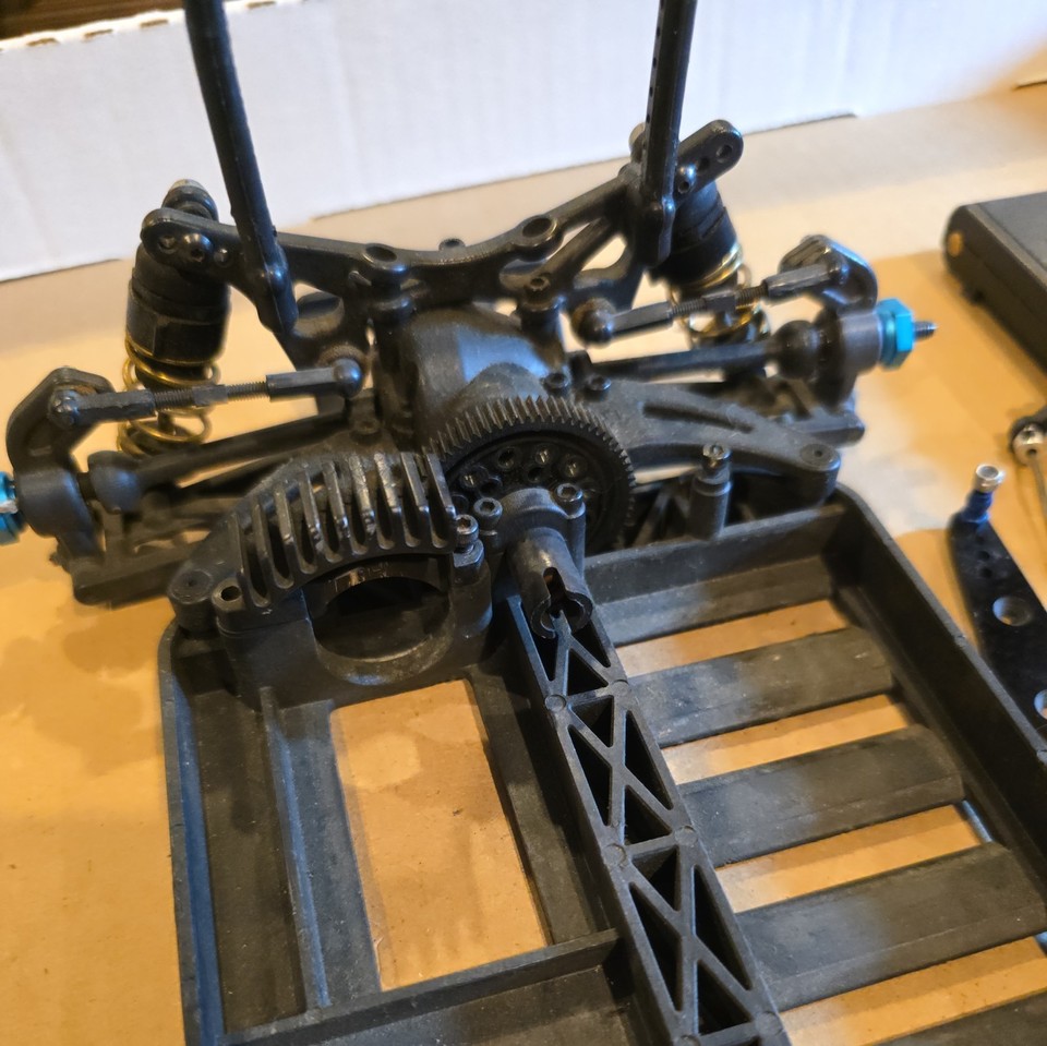 Team Associated TC4 Roller Parts Car Project With accessories untested ...
