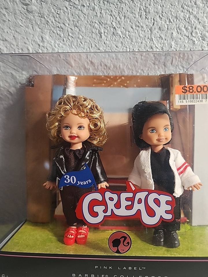 BARBIE "GREASE" KELLY & TOMMY AS SANDY & DANNY PINK LABEL DOLLS #N2688 ...
