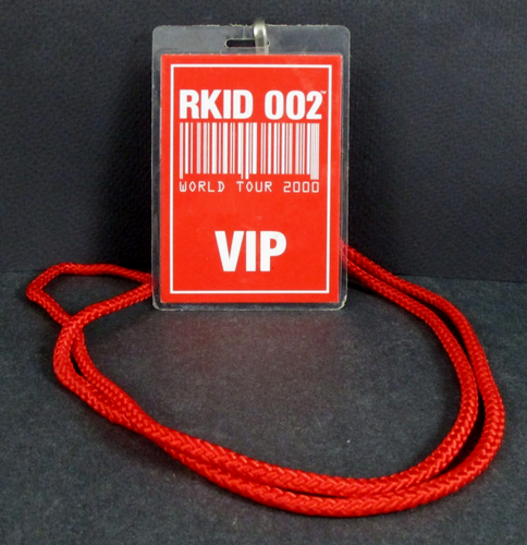 Oasis, Laminated VIP Pass & Lanyard, RKID 002, World Tour 2000, Unused ...
