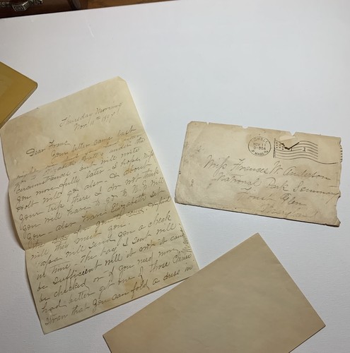 Vintage Letter In Envelope Signed Nov. 11, 1897!! | eBay