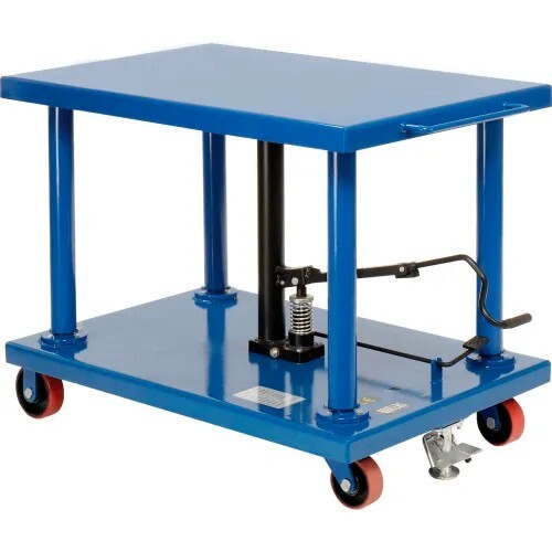 NEW! Work Positioning Post Lift Table Foot Control 6000 Lb. Cap 48x32 ...