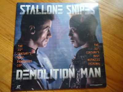 Demolition Man Laser Disc Movie Starring: Sylvester Stallone C. 1984 ...
