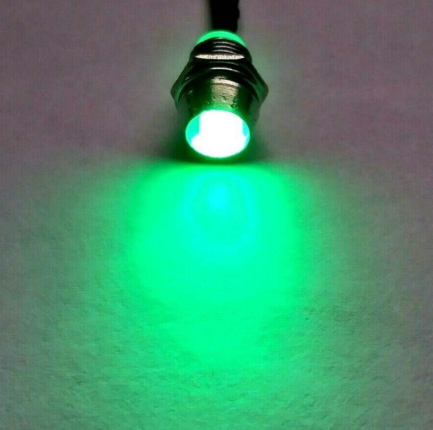 Super Bright 12 volt Green LED Marine Grade Courtesy Lights in SS ...