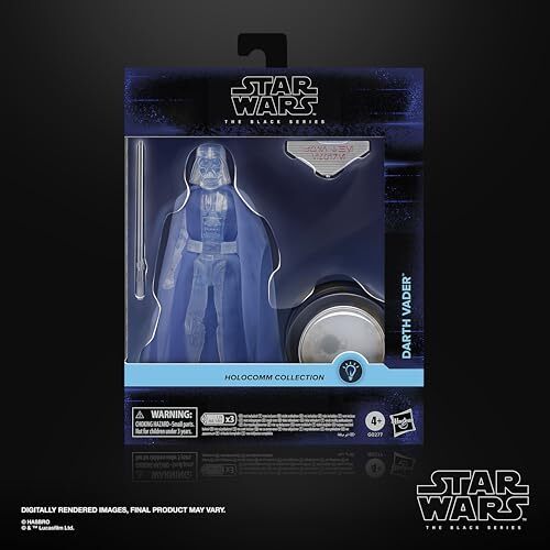 Hasbro STAR WARS Black Series Holocom Collection Darth Vader Figure ...