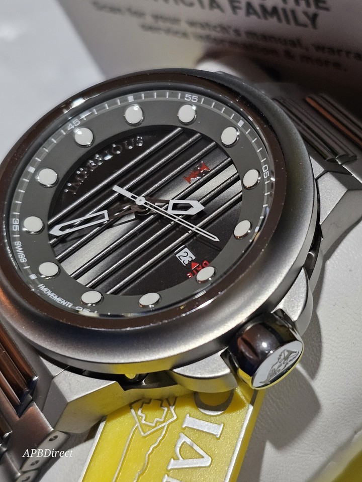 Invicta - IMPERIOUS- JAILBREAK - Silver Plated - Swiss Ronda 515 - mens ...