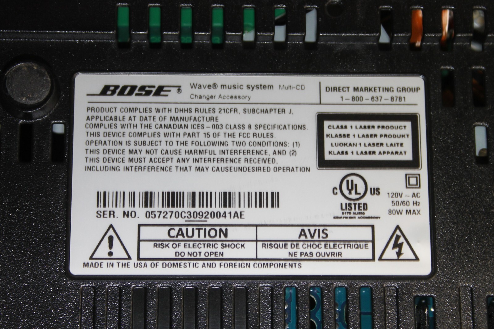 Bose Wave Music System III Limited Edition Midnight Blue w/ Multi-CD ...