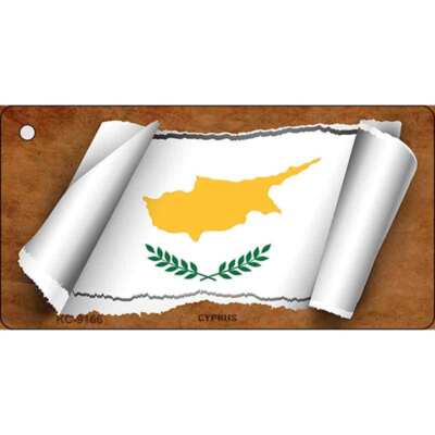 Cyprus Flag Scroll Novelty Aluminum Key Chain KC-9166 | eBay