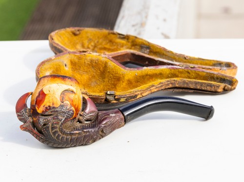 dragon claw meerschaum pipe claw and egg smoking pipe | eBay