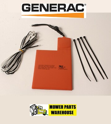 GENUINE OEM GENERAC 7101 COLD WEATHER KIT BATTERY HEATER PAD STANDBY ...